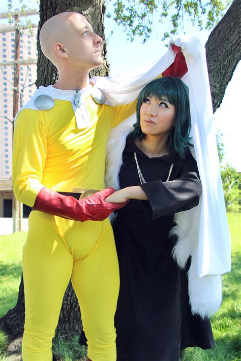 Saitama Protects Fubuki One Punch Man Cosplay By Firecloak On Deviantart