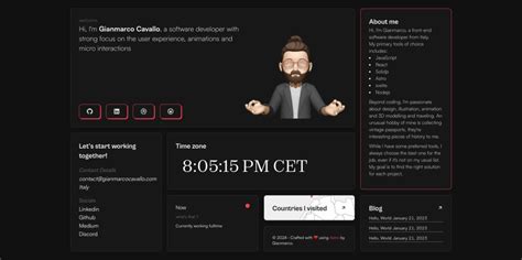 Astro Bento Portfolio A Template
