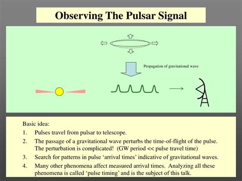 PPT Pulsar Timing Models For Gravitational Wave Detection PowerPoint Presentation ID