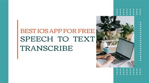 Best Ios App For Free Speech To Text Transcribe In 2024 Vomo Blog