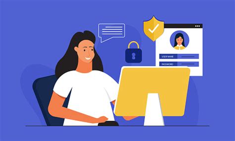 Secure Personal Data Using Password Protection Cyber Security Network Data Security Stock