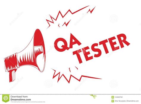 Handwriting Text Qa Tester Concept Meaning Quality Assurance Of An On
