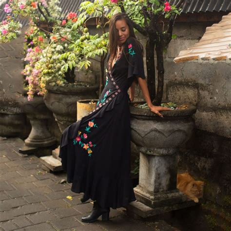 Ordifree летнее богемное женское длинное платье с вышивкой богемное платье с цветочной вышивкой