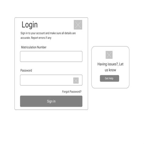 Login Screen Wireframe Researcher S Design 2022 Download Scientific Diagram