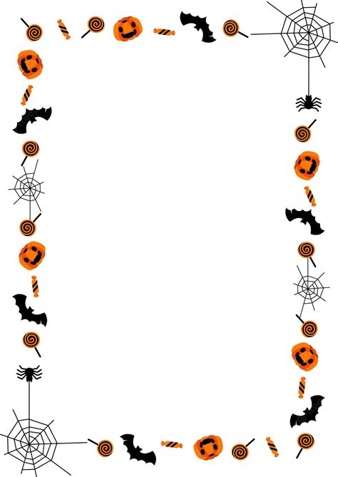 Halloween Border Clip Art For Festive Designs