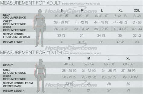Ccm Tacks Size Chart Ponasa