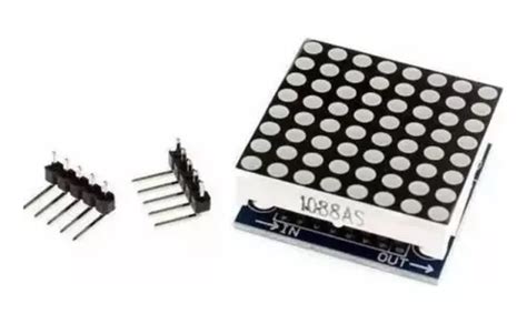 modulo matriz de led 8x8 com max7219 bloco de leds removivel