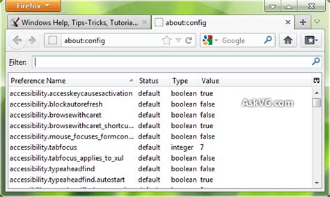 Tip Access Hidden Secret Configuration Page In Your Web Browser Askvg
