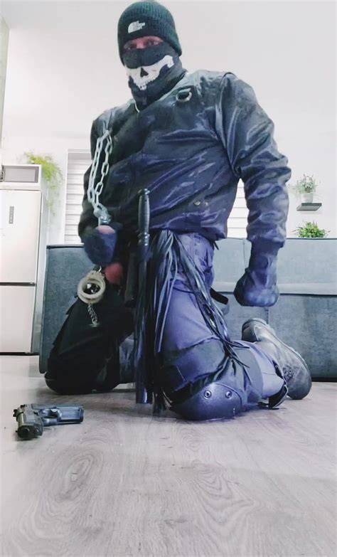 Wanking In Swatwork Gear