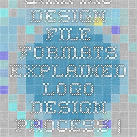 Graphic Design File Formats Explained Logo Design Process Logo Design