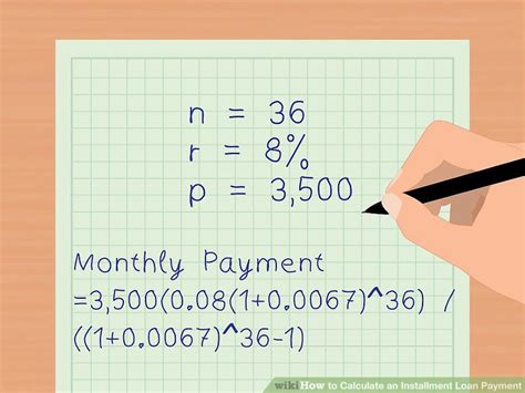 3 Ways To Calculate An Installment Loan Payment WikiHow