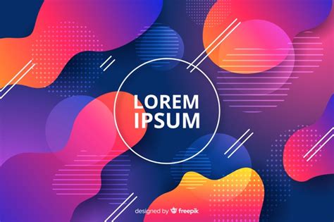 Free Flat Abstract Rounded Shape Background Free Vector Nohat Cc