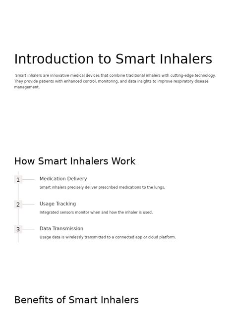 Introduction To Smart Inhalers Pdf Asthma Chronic Obstructive Pulmonary Disease