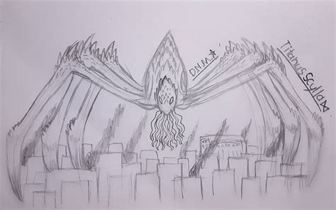 Drawing Titanus Scylla Gxk The New Empire By Dinonovamay253 On Deviantart
