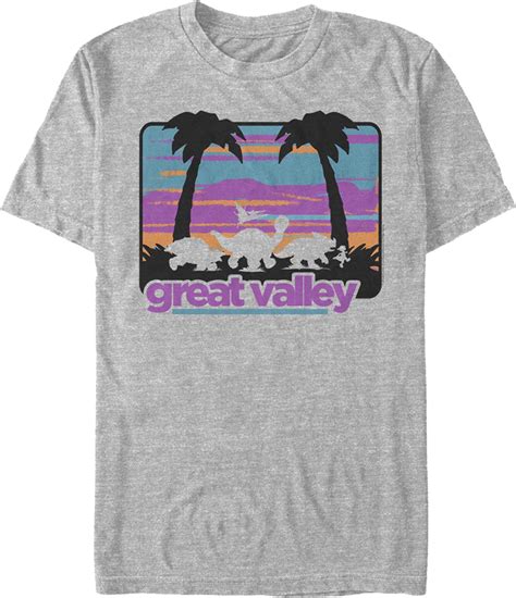 retro great valley silhouettes land before time t shirt