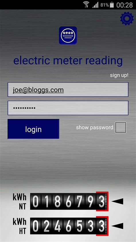 Electric Meter Reading Monitor Consumption Android App Ginstr