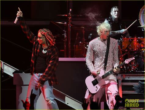 Halsey And Machine Gun Kelly Hit The Stage For Bud Lights Super Bowl