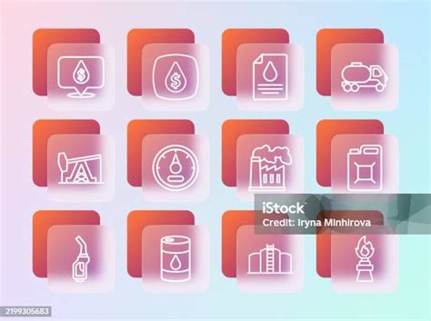 세트 라인 유조 트럭 배럴 오일 석유 및 가스 산업 공장 탱크 저장 모터 게이지 계약 돈 펜 달러 기호 및 아이콘으로 드롭 벡터 0명에 대한 스톡 벡터 아트 및 기타 이미지