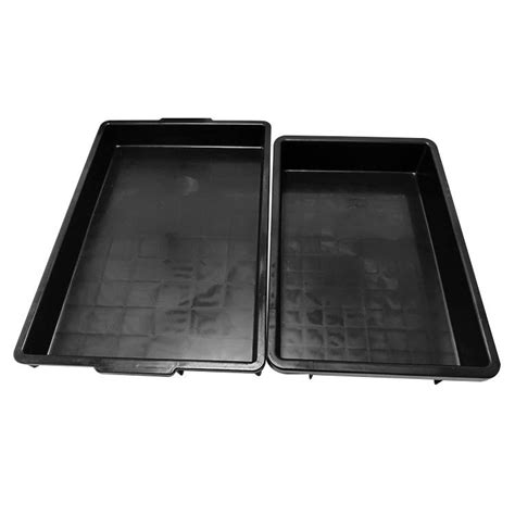 Esd Pcb Tray Thicken Pp Plastic Antistatic Storage Trays Black Esd Packing Blister