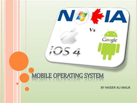 Mobile Operating System Pptx