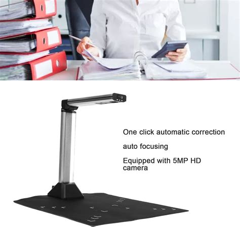 A4 Ocr Technology 5mp Hd Auto Focusing Smart Document Scanner Portable Usb Microscope Camera