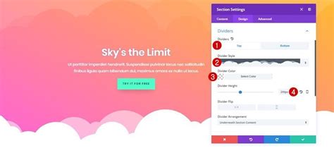 How To Recreate Elegant Themes Section Divider Examples With Divi Elegant Themes Blog