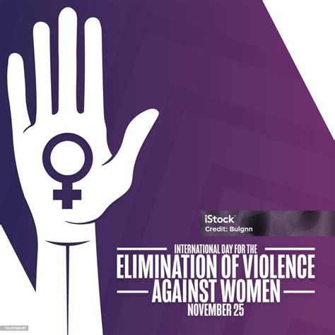 여성에 대한 폭력의 제거를위한 국제 의 날 11월 25일 휴일 개념 배경 배너 카드 텍스트 비문이있는 포스터용 템플릿 벡터 Eps10 그림입니다 폭력에 대한 스톡 벡터 아트