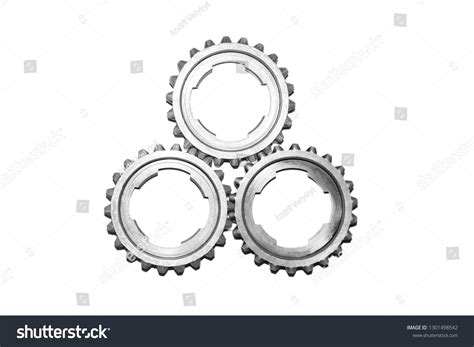 Large Group Individual Metal Gears Isolated Stock Photo Edit Now