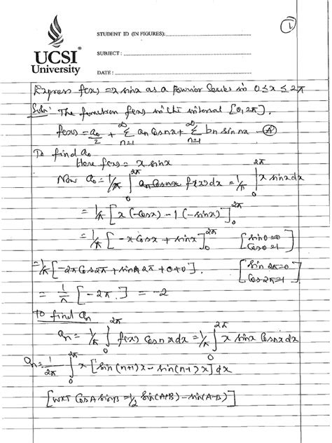 Fourier Series Tutorials Pdf