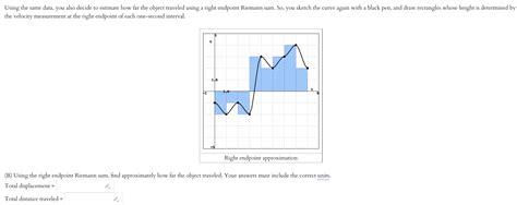solved a using the left endpoint riemann sum find