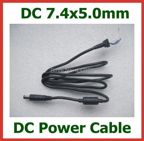 Pcs Dc Tip Plug Mm X Mm Dc Power Supply Cable With Pin Inside For Dell Hp Laptop