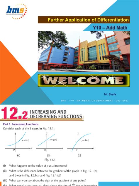 12 2 Increasing And Decreasing Functions Pdf