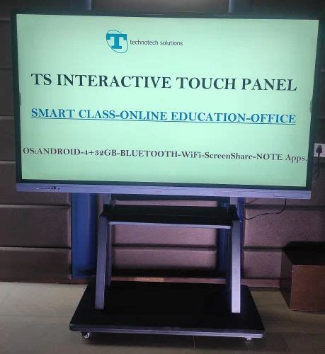 65inch 4k Interactive Panel Smart Class Power Consumption 220 300 W