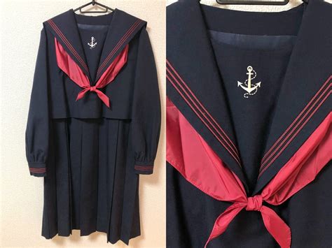 制服市場【公式】オークション・出品代行・買取 On Twitter 福岡県 特大サイズ！【福岡女学院】 W93 冬服 セーラー服 ジャンパースカート 紺が出品されました。 現在価格