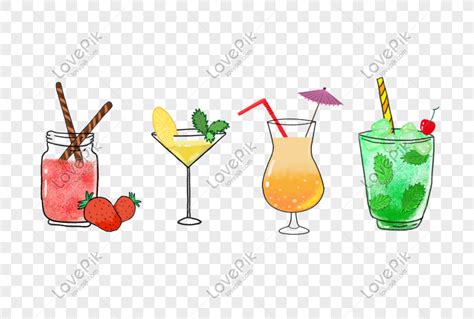 손으로 그려진 여름 음료 이미지 사진 401221663 무료 다운로드