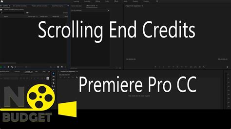 Scrolling End Credits In Adobe Premiere Pro Cc 2015 Youtube