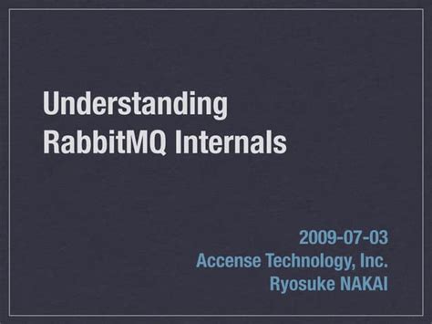 rabbitmq ppt