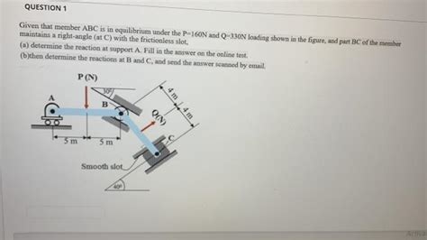Solved Given That Member ABC Is In Equilibrium Under The Chegg Com