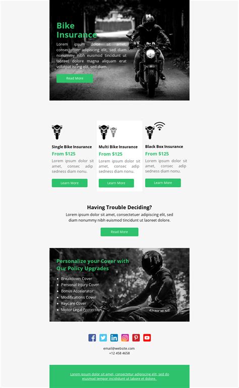 Liability Limits Email Template Unlayer