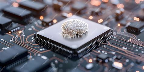 Premium Photo Semiconductor Ai Processor Platform With Cognitive Development Milestones And