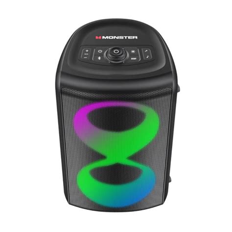 Monster Cycle Altavoz Portátil Con Bluetooth 53 De 80 W Y 2 Micrófonos