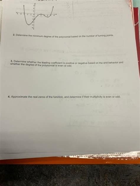 Solved That Determine The Minimum Degree Of The Chegg