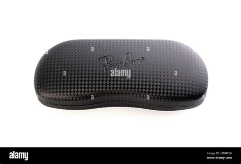 Chisinau Moldova April 04 2021 Ray Ban Glasses Case On A White