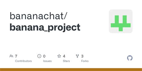 Github Bananachat Banana Project