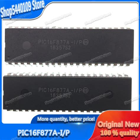 chip mcu nuevo y original pic16f877a i p dip 40 dip40 pic16f877a