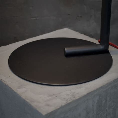 Vertigo Black Frosted Glass Bedside Lamps The Black Steel