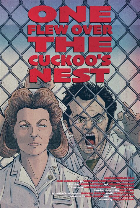 One Flew Over The Cuckoos Nest1975 Poster By Wagner Diesel