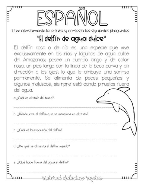 Lectura Imprimible Para Segundo Grado