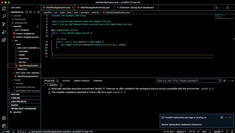 Java Spring Project On Vscode Doesnt Run Stack Overflow