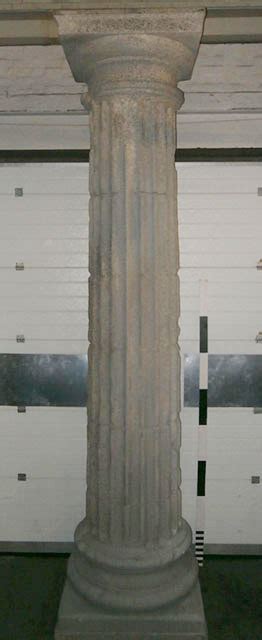 8700040 Fluted Doric Half Column 4110 Mm X 2 Stockyard Prop And Backdrop Hire